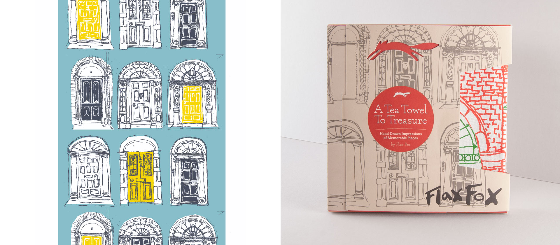 Flax Fox Packaging Design - Bag of Bees Studio