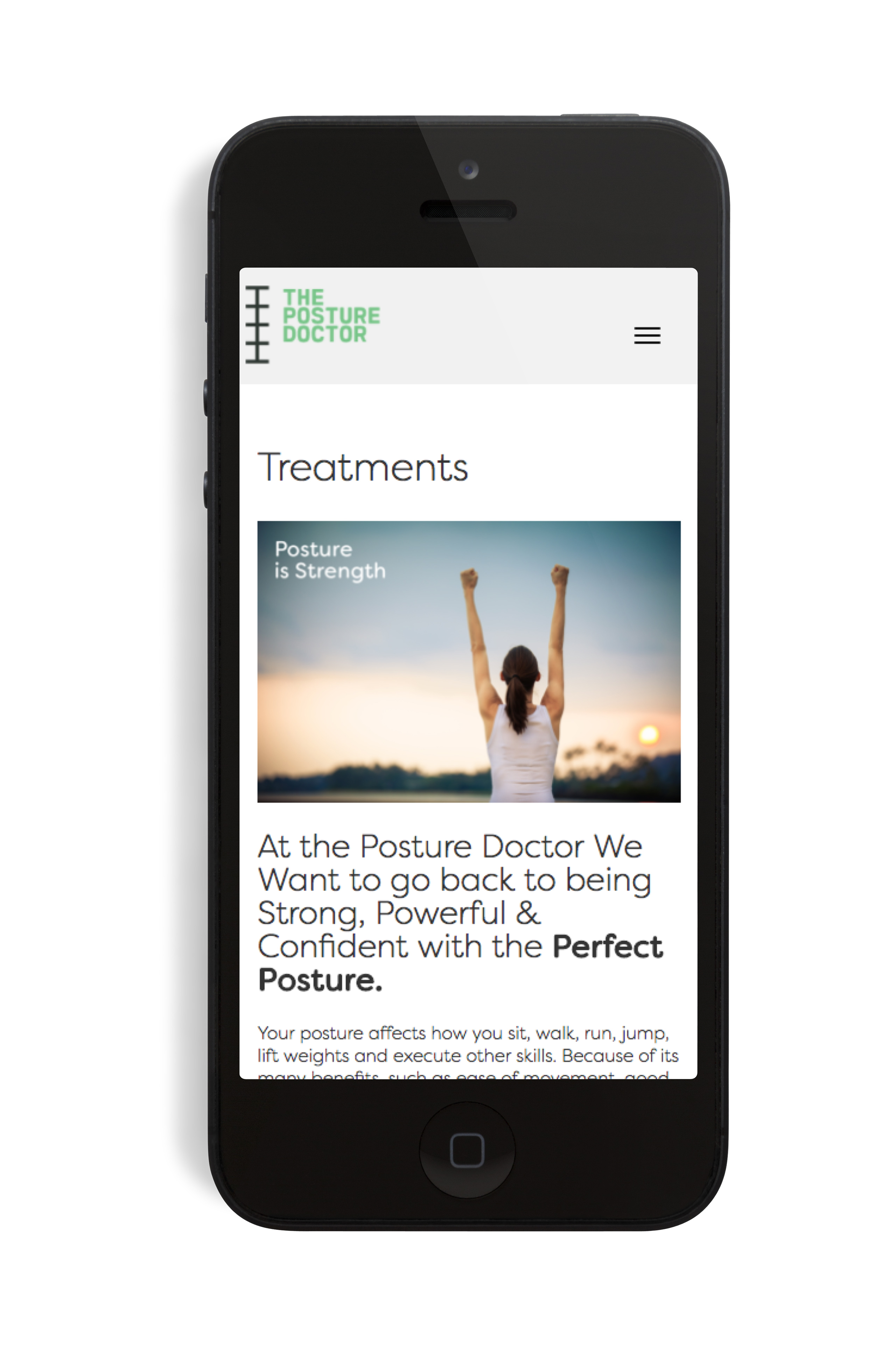 The Posture Doctor Brand & Website Design - Bag of Bees Studio