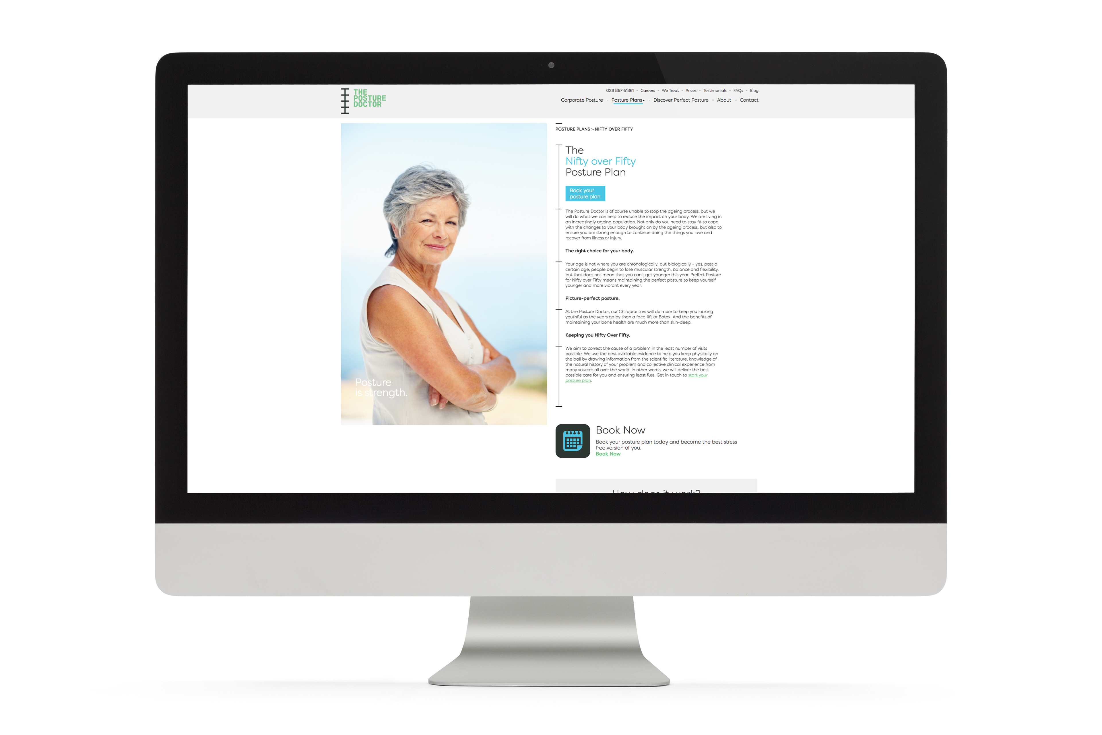 The Posture Doctor Brand & Website Design - Bag of Bees Studio