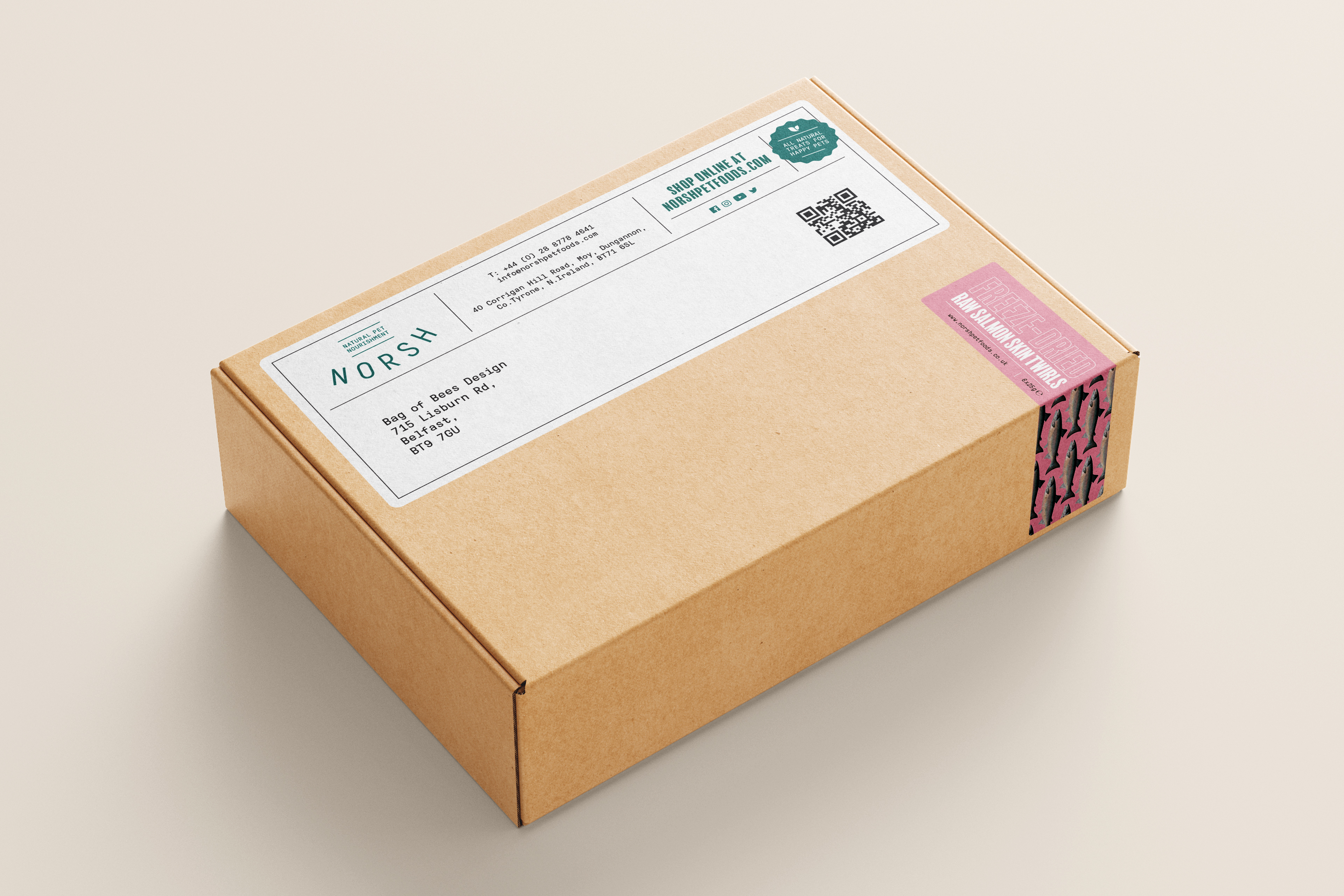 Name, Brand Design & Packaging for Norsh Pet Treats N. Ireland