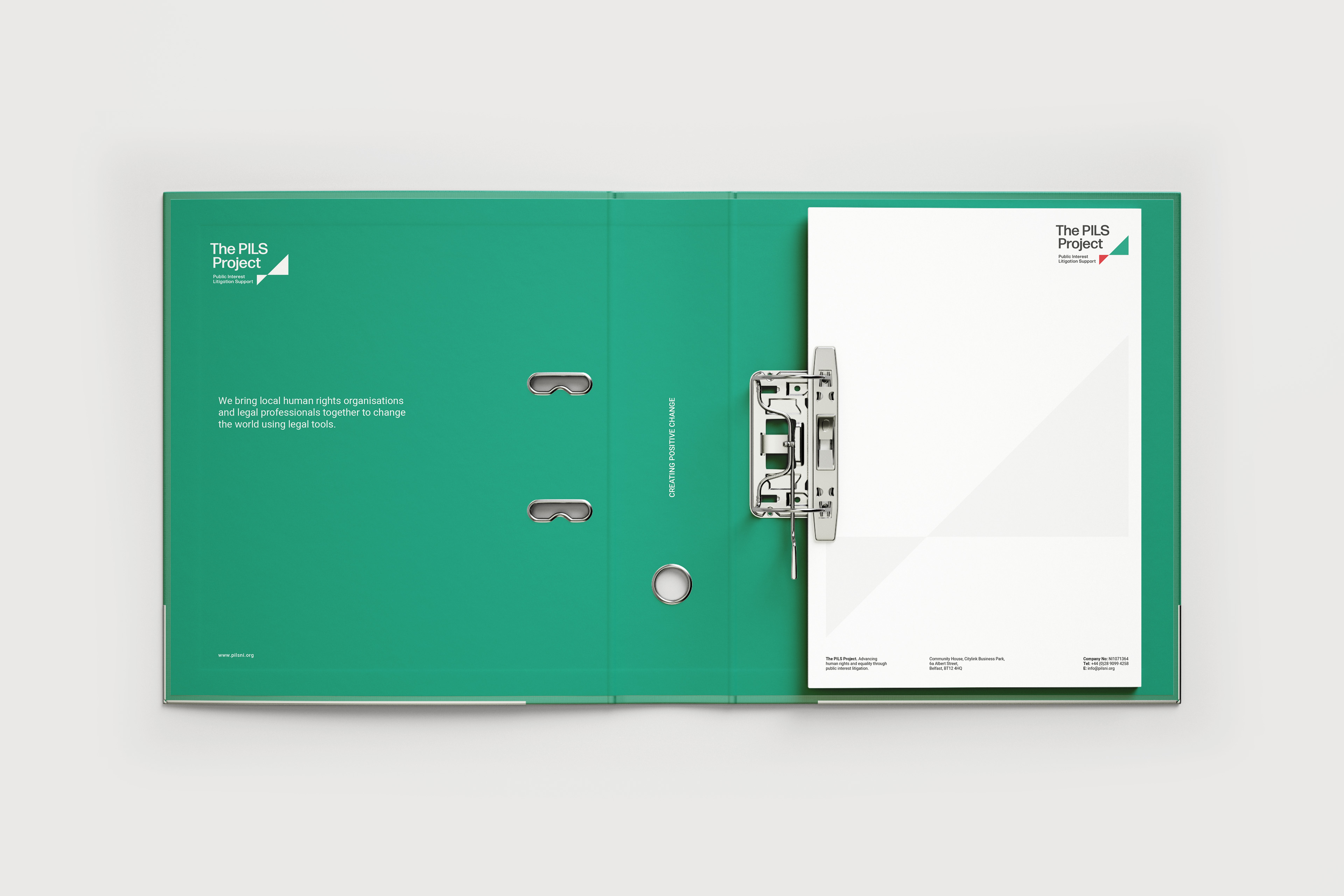 Brand Design & Website for The PILS Project, a legal non-profit